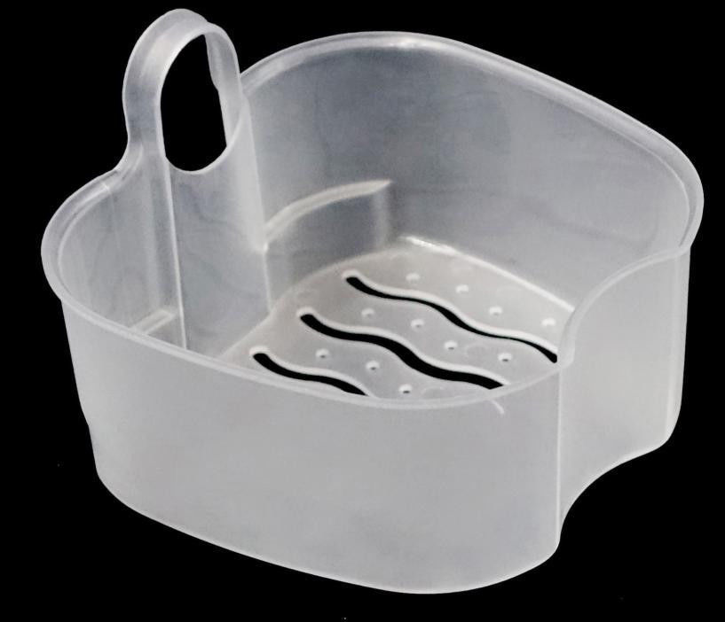 Denture Bath Box Case Dental False Teeth Storage Box Rinse Basket ...