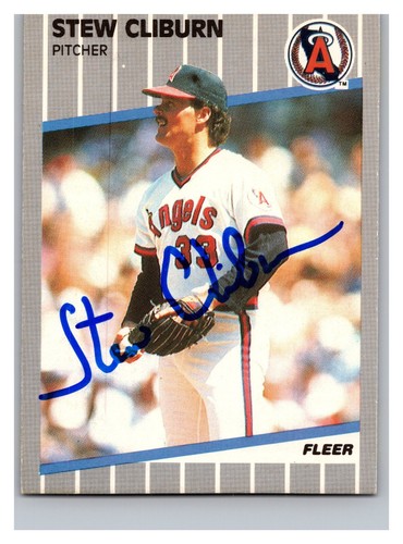 1989 Fleer - #471 Stew Cliburn Signed Auto Autograph | eBay