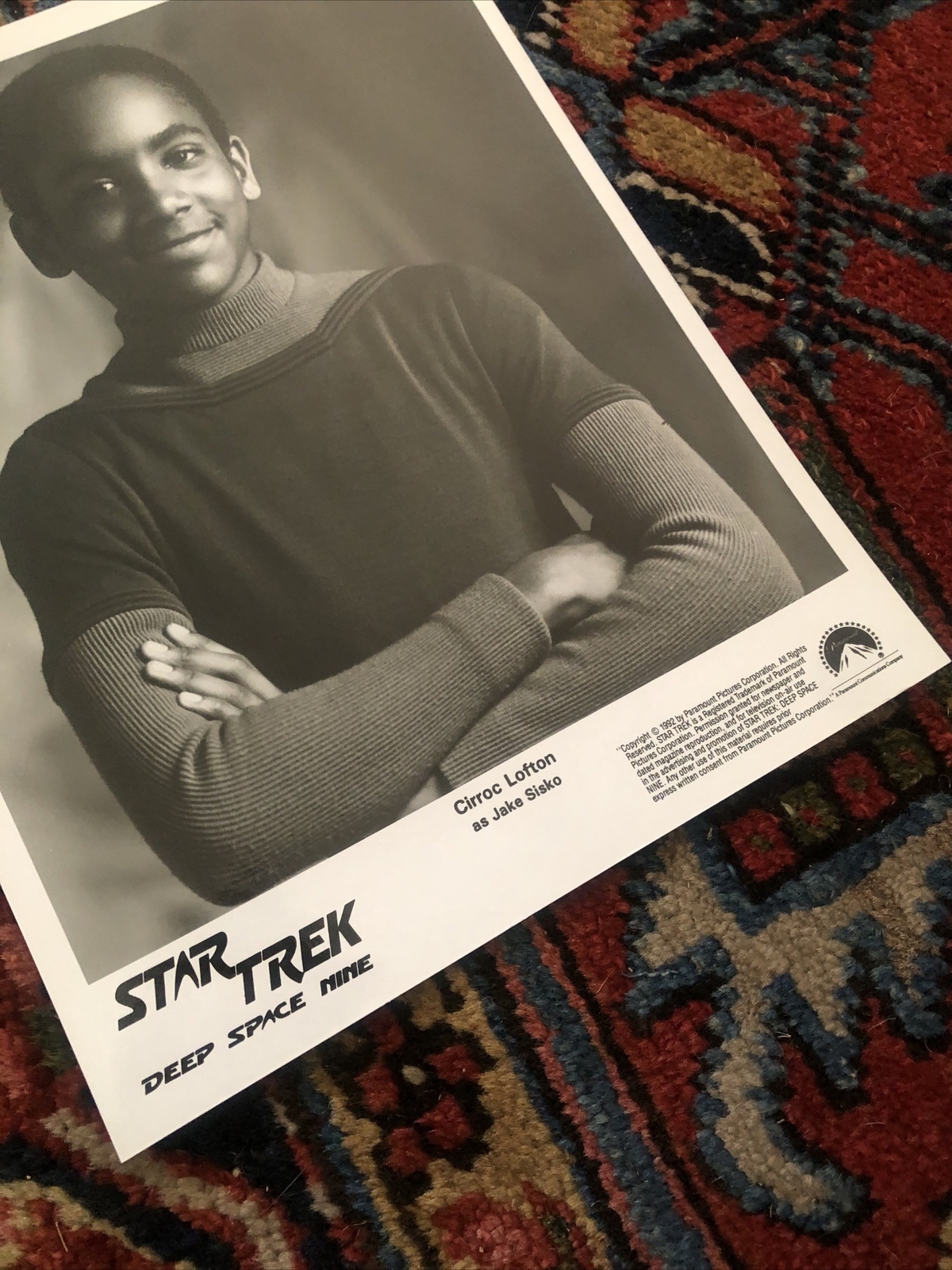 Vintage Cirroc Lofton Star Trek DS9 Jake Sisko Original Press Headshot ...