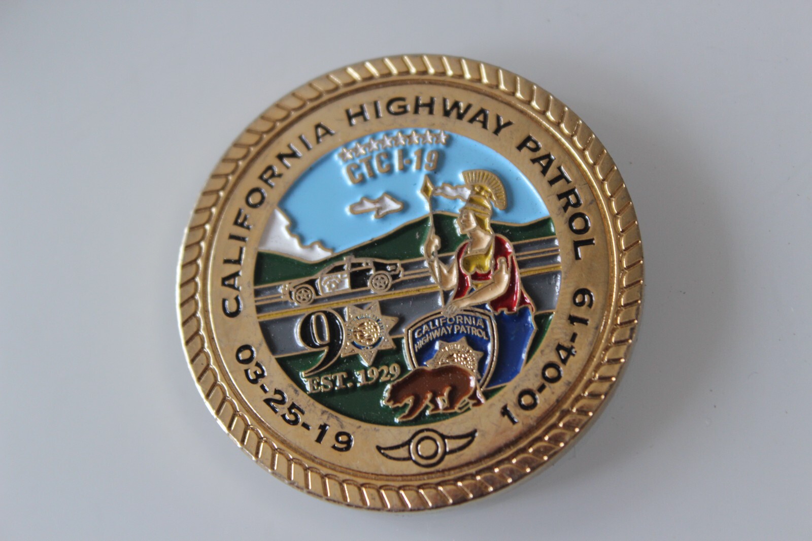 California Highway Patrol Challenge Token | eBay