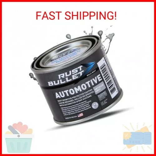 RUST BULLET Automotive Rust Inhibitor Paint 4 oz - Rust Preventive ...
