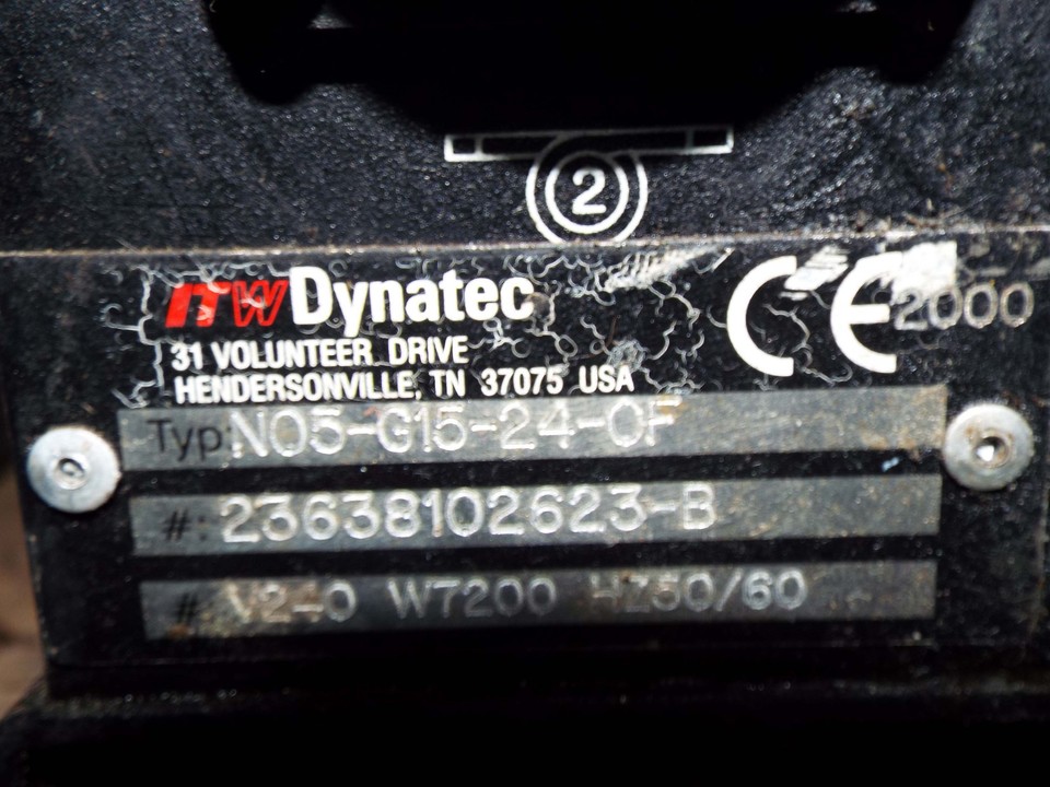 1 USED DYNATEC N05-G15-24-0F DYNAMINI ADHESIVE SUPPLY UNIT ***MAKE ...