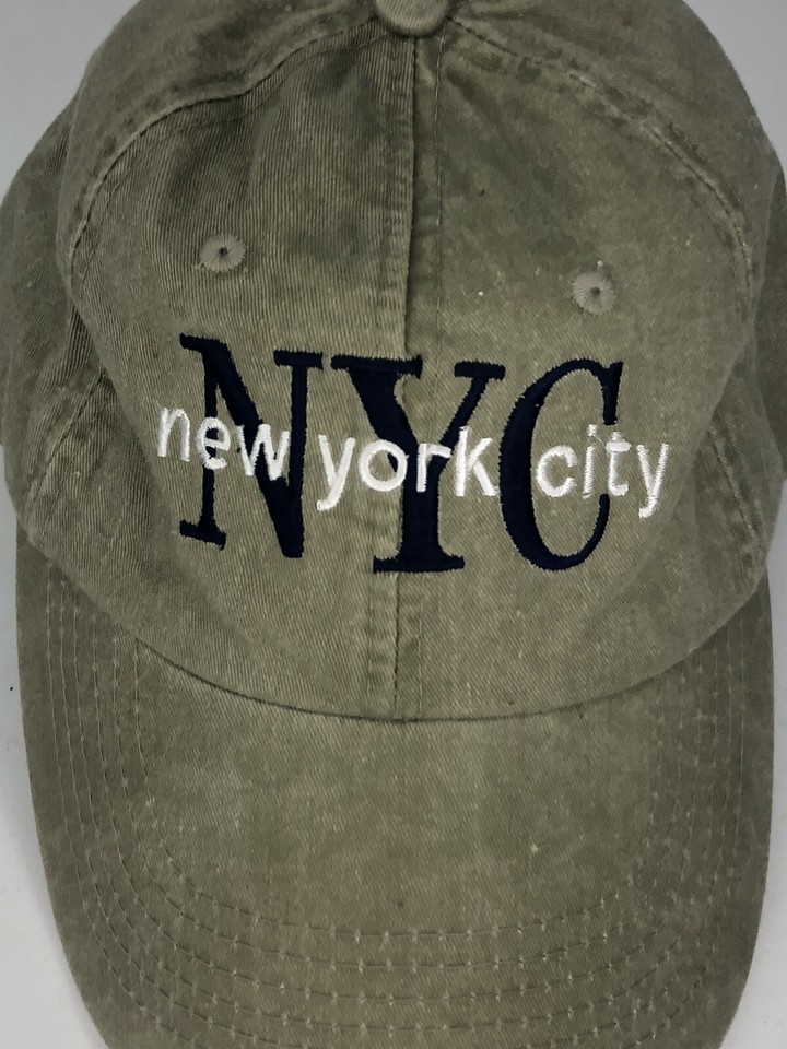 New York City Hat Cap Danelley Cap Nyc Cap Olive c14 | eBay