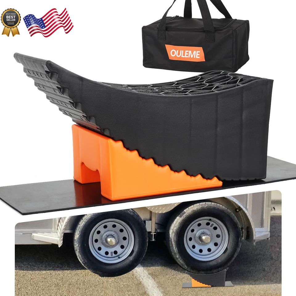 Tire Changing Ramp Tandem Wheel Aid Trailer Tire Lifts up to 6" for RV ...