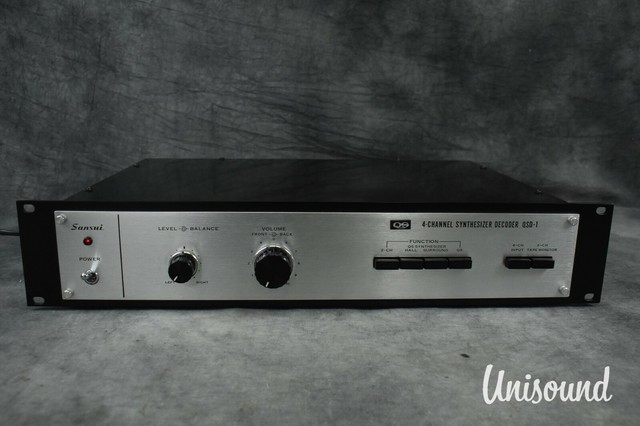 Sansui Qsd-1 4-channel Synthesizer / Decoder in Very Good for sale ...