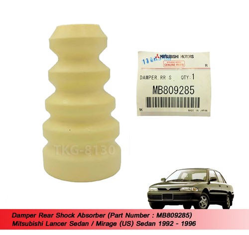 Damper Rear Shock Absorber MB809285 For Lancer Mirage Sedan 1992 - 1996 ...