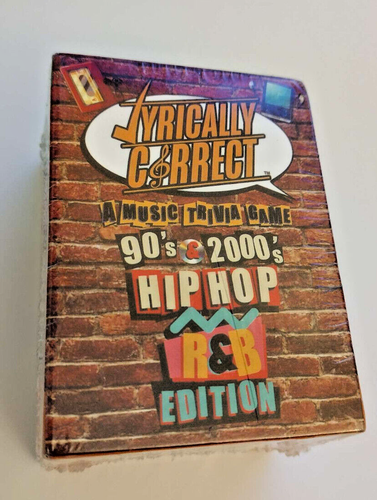 Lyrically Correct Music Trivia Card Game 90's & 2000s Hip Hop & R&B ...
