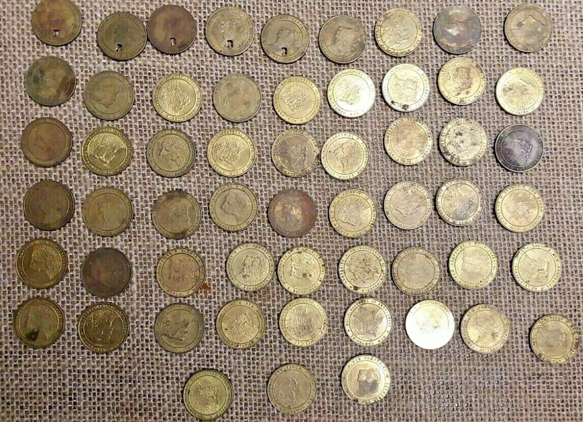 New Hampshire Highway Turnpike Tokens Coins 57pcs ACTUAL TOKENS ...