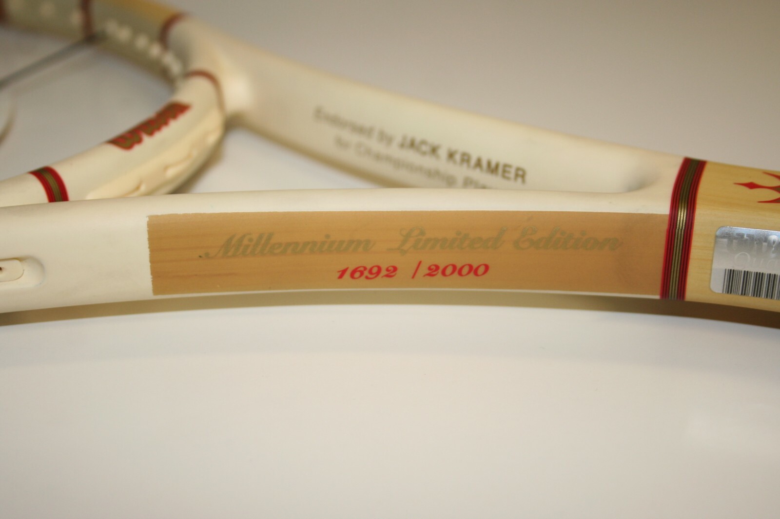 Jack Kramer Autograph Limited Edition, Wilson Pro Staff tennis racquet ...