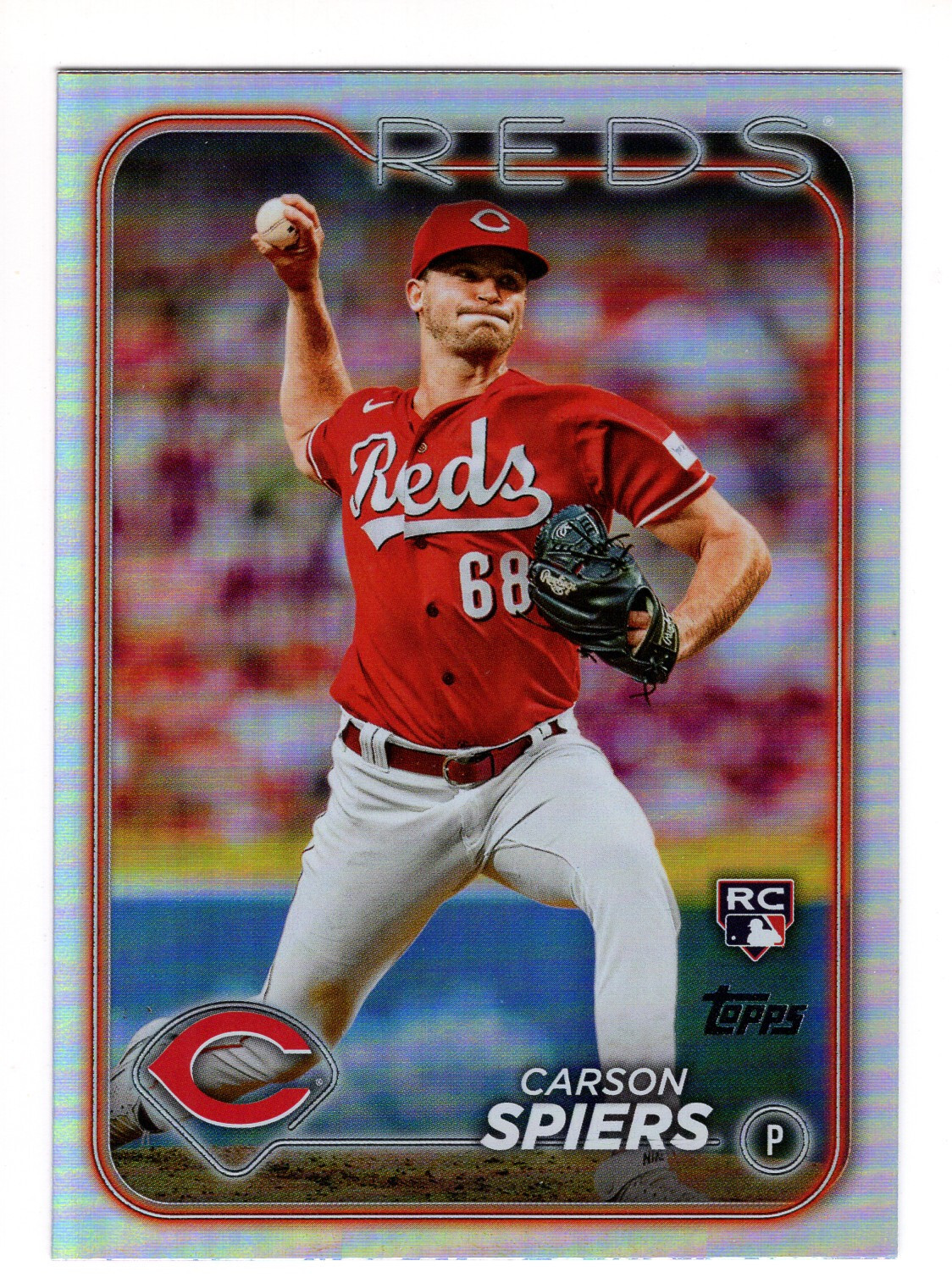 2024 Topps Series 2 - Rainbow Foil #365 Carson Spiers (RC) for sale ...