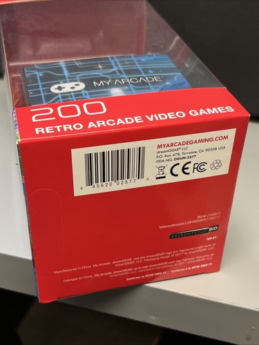 Retro My Arcade Machine Gaming System 200 Built In Video Games Mini Set ...