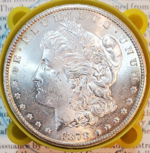 * 1878 S * VINTAGE 10 COIN ROLL BU MS++ STUNNING MINT LUSTER MORGAN ...