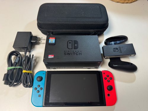 Nintendo Switch 32GB Spielekonsole + 1 Spiel + 128GB Speicherkarte ...
