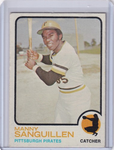 1973 Topps Baseball #250 Manny Sanguillen - Pittsburgh Pirates | eBay