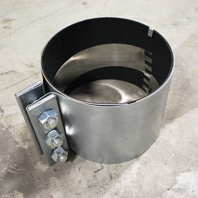 Morris Coupling 10-3C-OD, 10" Galvanized Compression Coupling, 8" Long ...