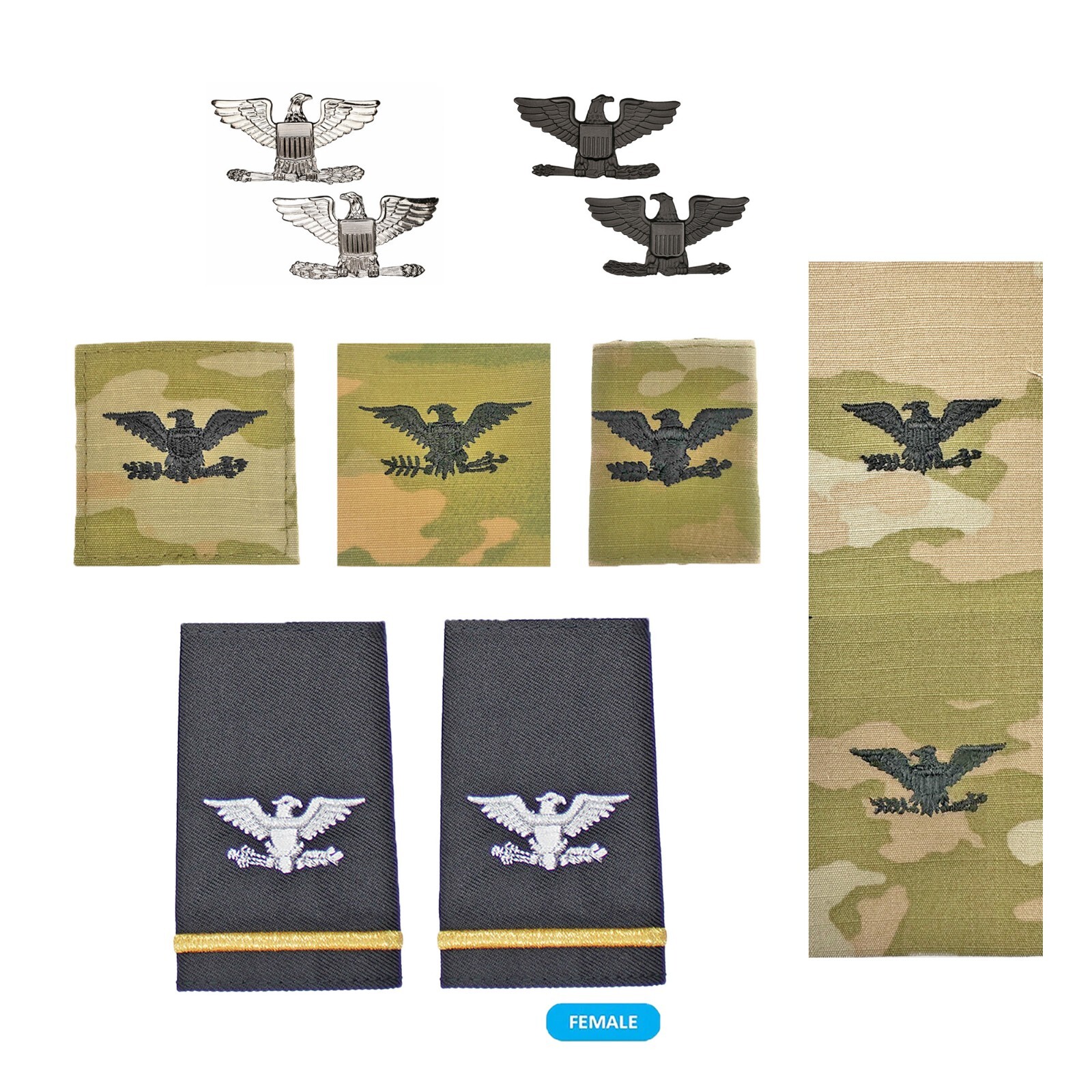 US Army Colonel Female Rank Bundle | eBay
