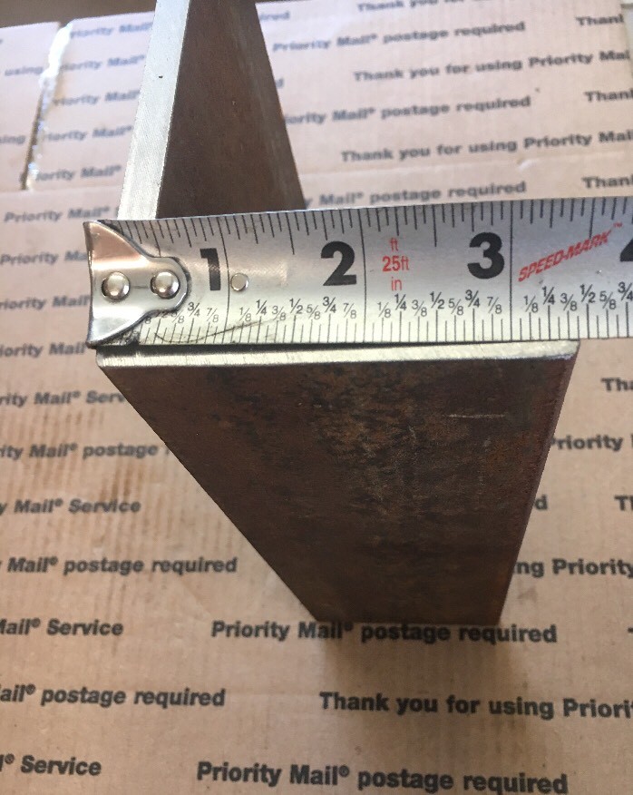 3 1/2 X 6 Steel L Angle Iron 5/16" THICK 10" Long Heavy Duty Bracing ...