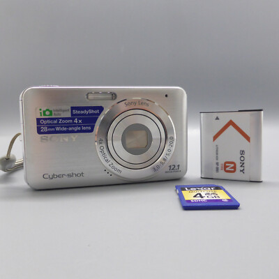 Sony Digital Camera Cybershot DSC-W310 12.1MP Silver Tested | eBay UK