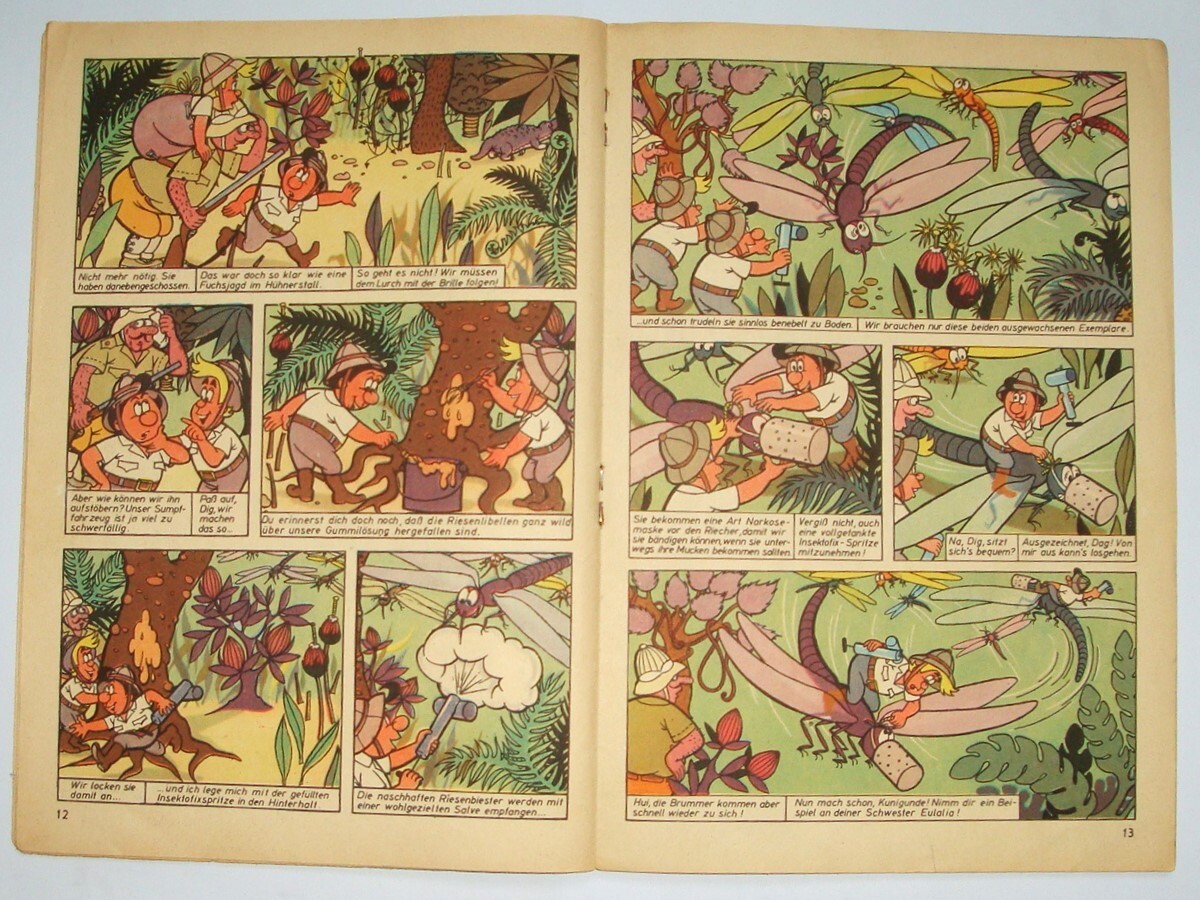 DDR Comic Mosaik Original Hannes Hegen Digedags Heft Nr. 61 – Dezember ...