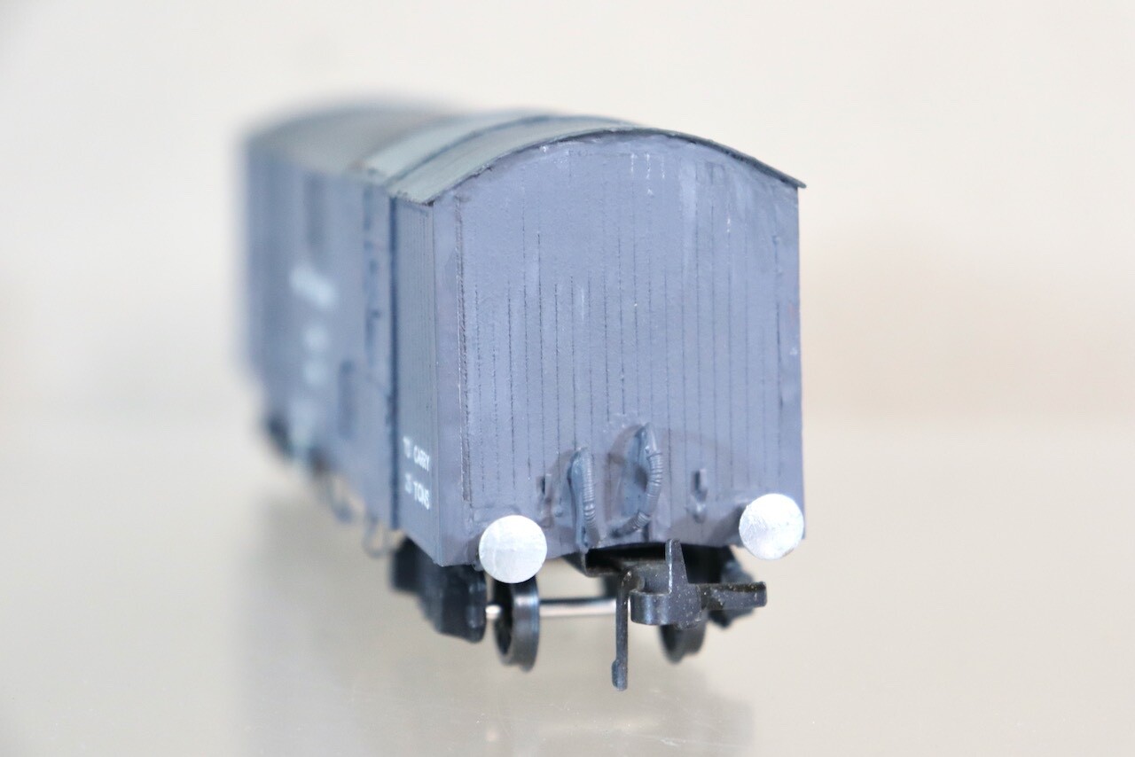 TRIX TTR KIT BUILT NORTHERN EASTERN NE 25 TON GOODS VAN WAGON 102496 ...