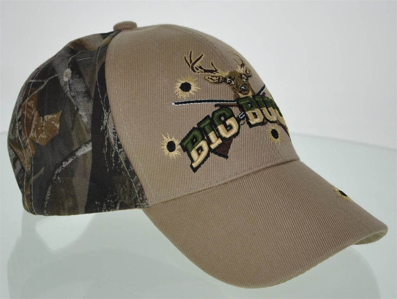 NEW! BIG BUCK HUNTER HUNT DEER BUCK OUTDOOR SPORTS CAP HAT TAN CAMO | eBay