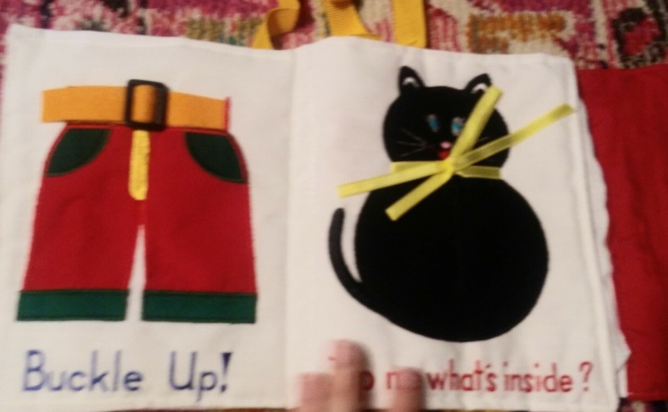 NEW NWOT My Activity Bag soft toddler book preschool snaps zipper ...