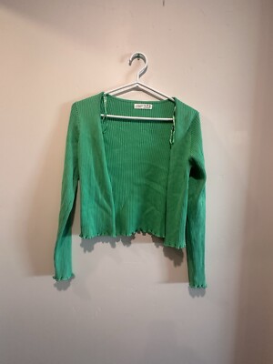 Primark Green Long Sleeve Cardigan S | eBay