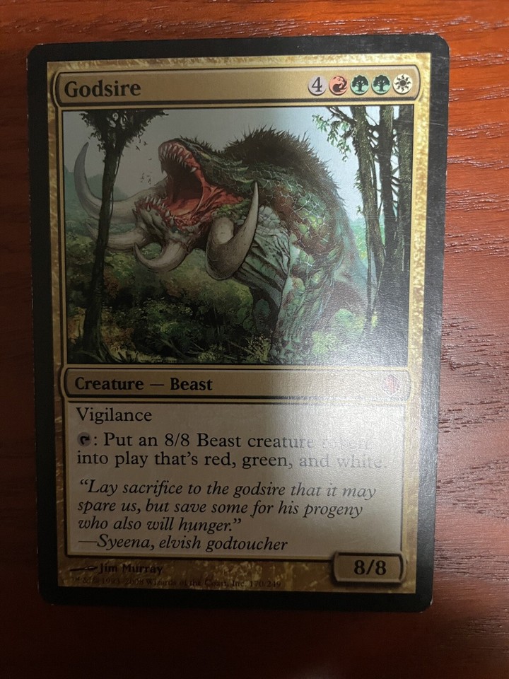 MTG Godsire CARD SINGLE USED EXCELLENT CONDITION SEE PHOTOS | eBay