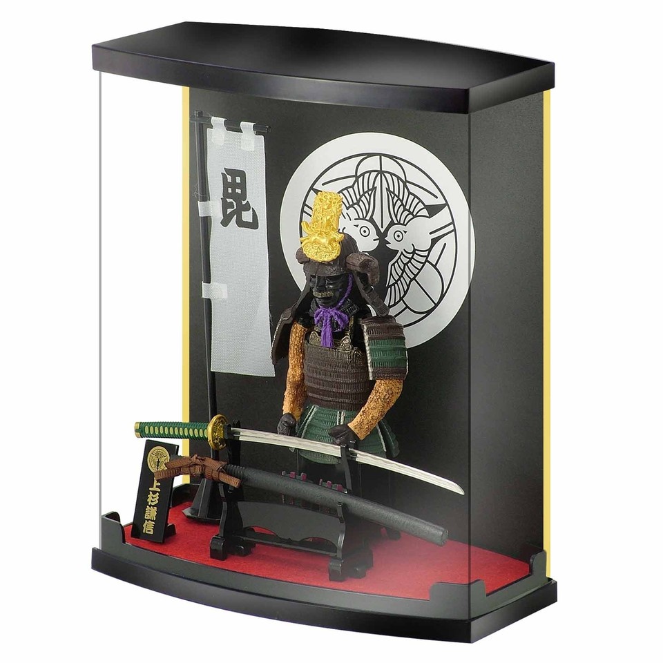 Samurai figure Sengoku military commander armor figure Kenshin-Uesugi ...