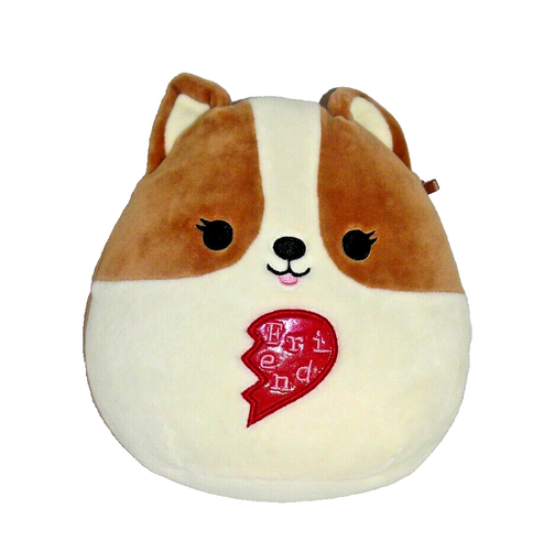 Squishmallow Red Friend Regina Corgi 8" Plush Toy Brown & Cream Stuffed ...