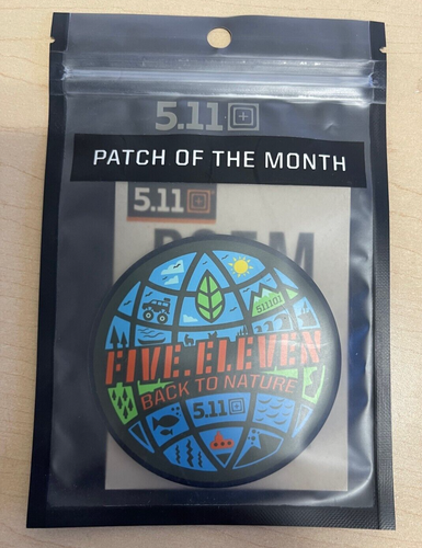 5.11 Tacical Patch of the MOnth - Five Eleven Back to Nature | eBay