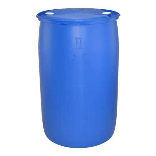 220 litre blue plastic drum, used from agriculture use. | eBay UK