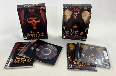 Diablo II and Expansion Video Game PC/ Mac Windows CD-Rom Blizzard ...