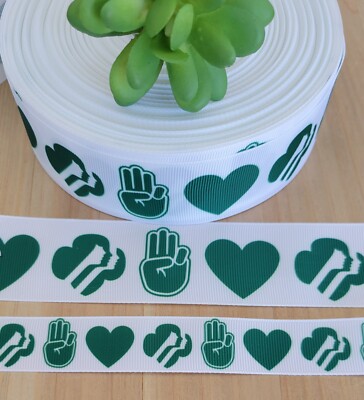 5/8, 7/8 & 1.5” (1 YD) Girl Scouts Grosgrain Ribbon Scout Promise ...