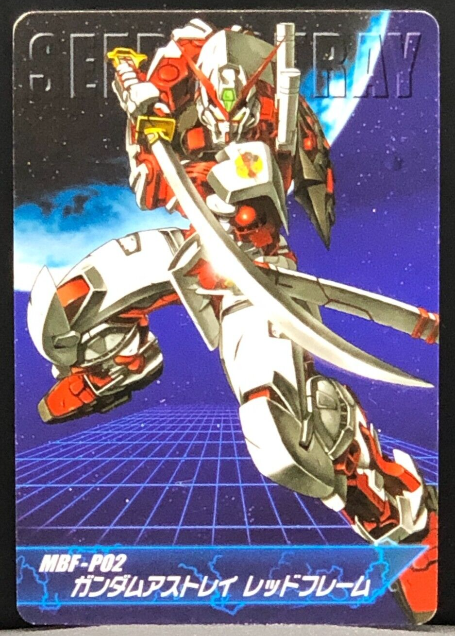 ASTRAY RED FRAME MBF-P02 GUNDAM SEED DESTINY Card TCG Japanese MS/A-01 ...