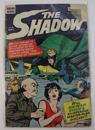 The Shadow #2 September 1964 Archie Series | eBay