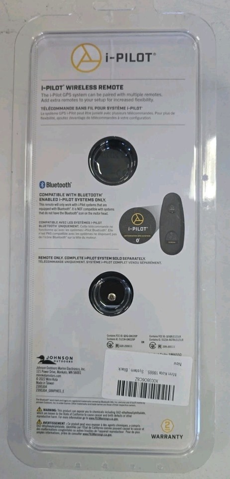 Minn Kota I-Pilot Bluetooth Remote Control System 1866550 29402042210 | eBay