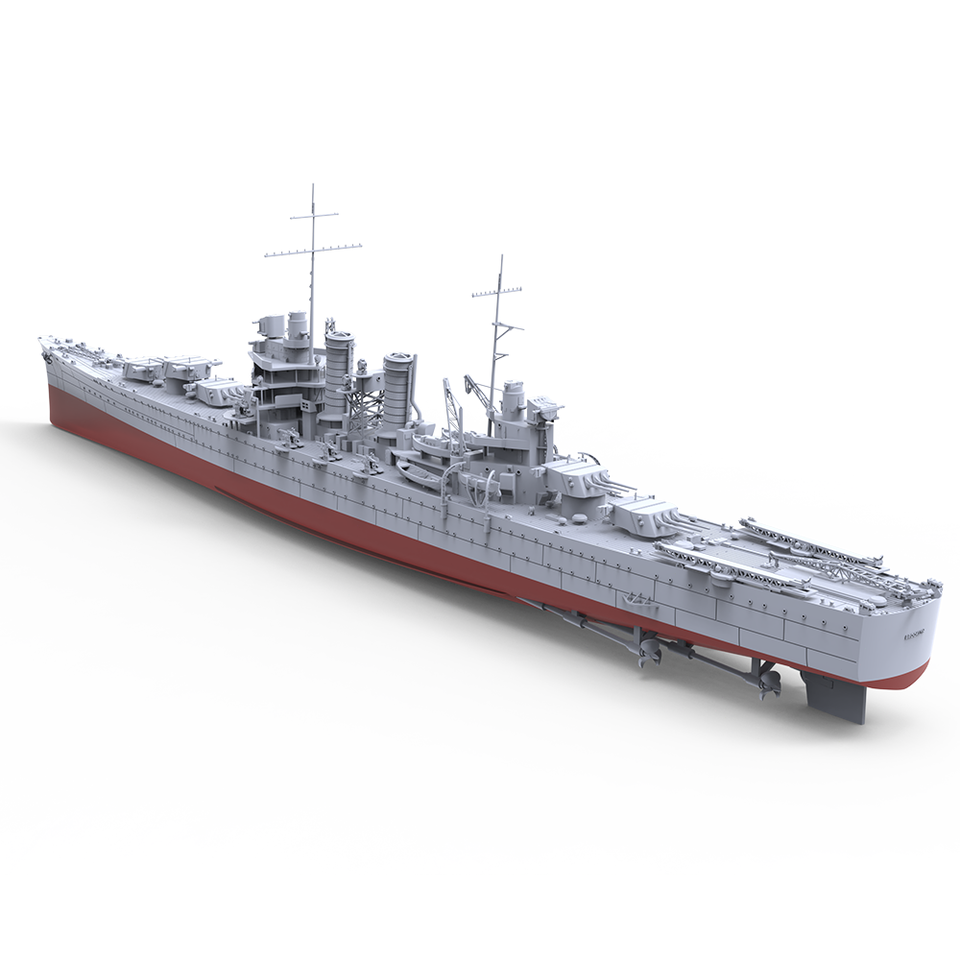 Model Kits 1/700 USA Light Cruisers Brooklyn-Class USS Brooklyn (CL-40 ...