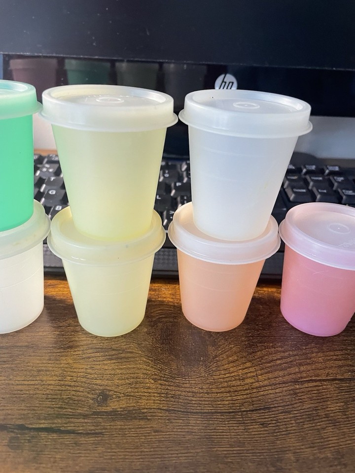 ( 9 ) VTG 1970’s Tupperware Mini Midget Containers With Lids RARE | eBay