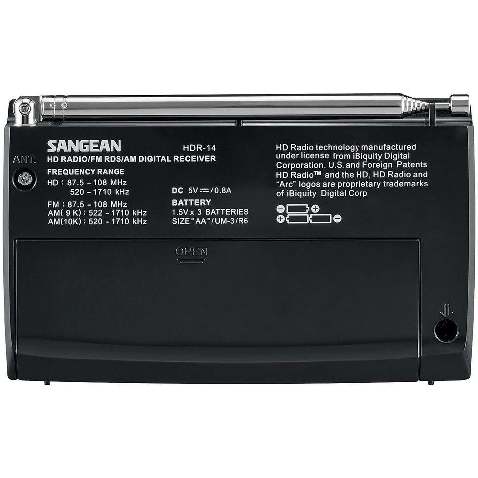 Sangean HDR-14 Portable HD Radio with FM Stereo and AM Radio | eBay
