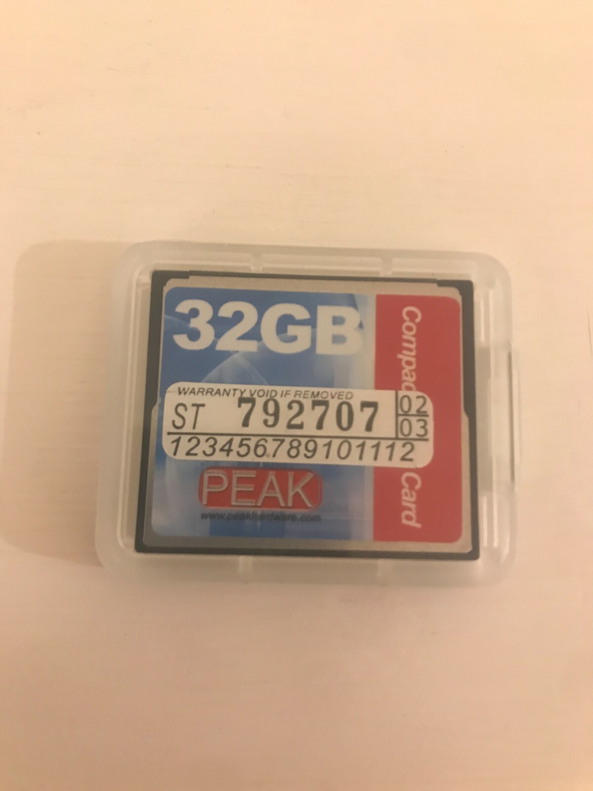 PEAK 32 GB Compact Flash Memory Card Formatted | eBay