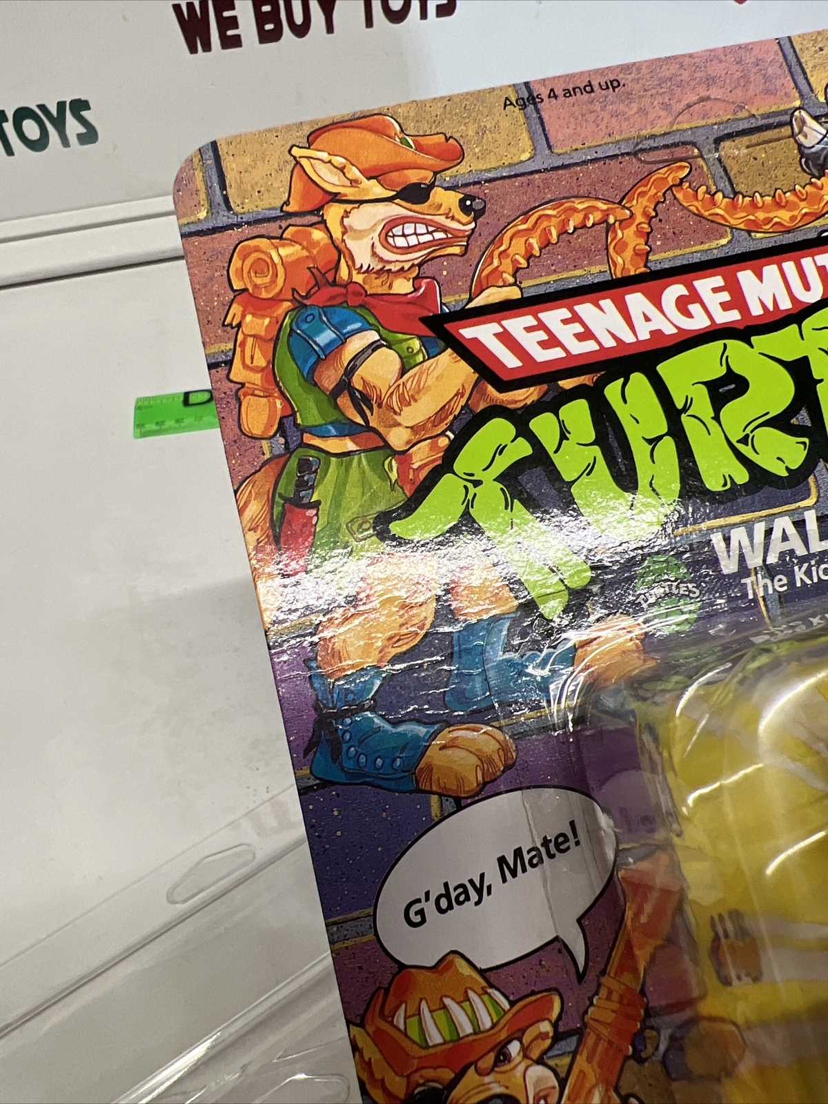 TMNT Walkabout 1991 MOC Ninja Turtles Playmates Toys Figure Kangaroo ...