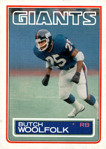 1983 Topps - #135 Butch Woolfolk (RC) Giants | eBay