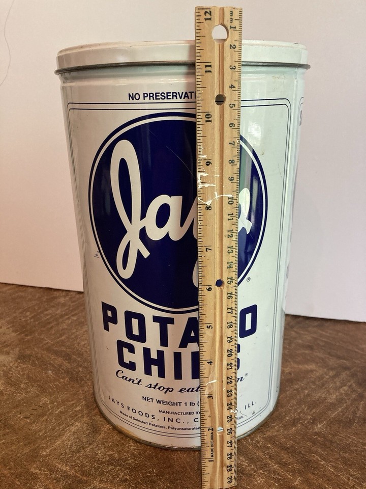 Jays Potato Chip Tin. 1986 Limited Edition. | eBay