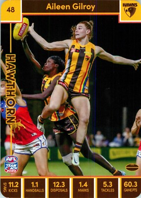 2023 Hawthorn Hawks AFLW TeamCoach Card - Aileen Gilroy | eBay Australia