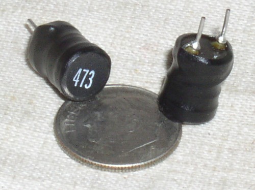 2 COILCRAFT DR0810-473L PC MOUNT 47UH 47 UH 1.6A 473 FERRITE POWER ...