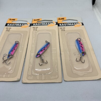 Acme Tackle Kastmaster Rainbow Trout 1/8 oz Lure Jig Lot of 3 | eBay