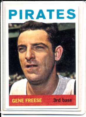 1964 Topps #266 Gene Freese Baseball Card - Pittsburgh Pirates | eBay