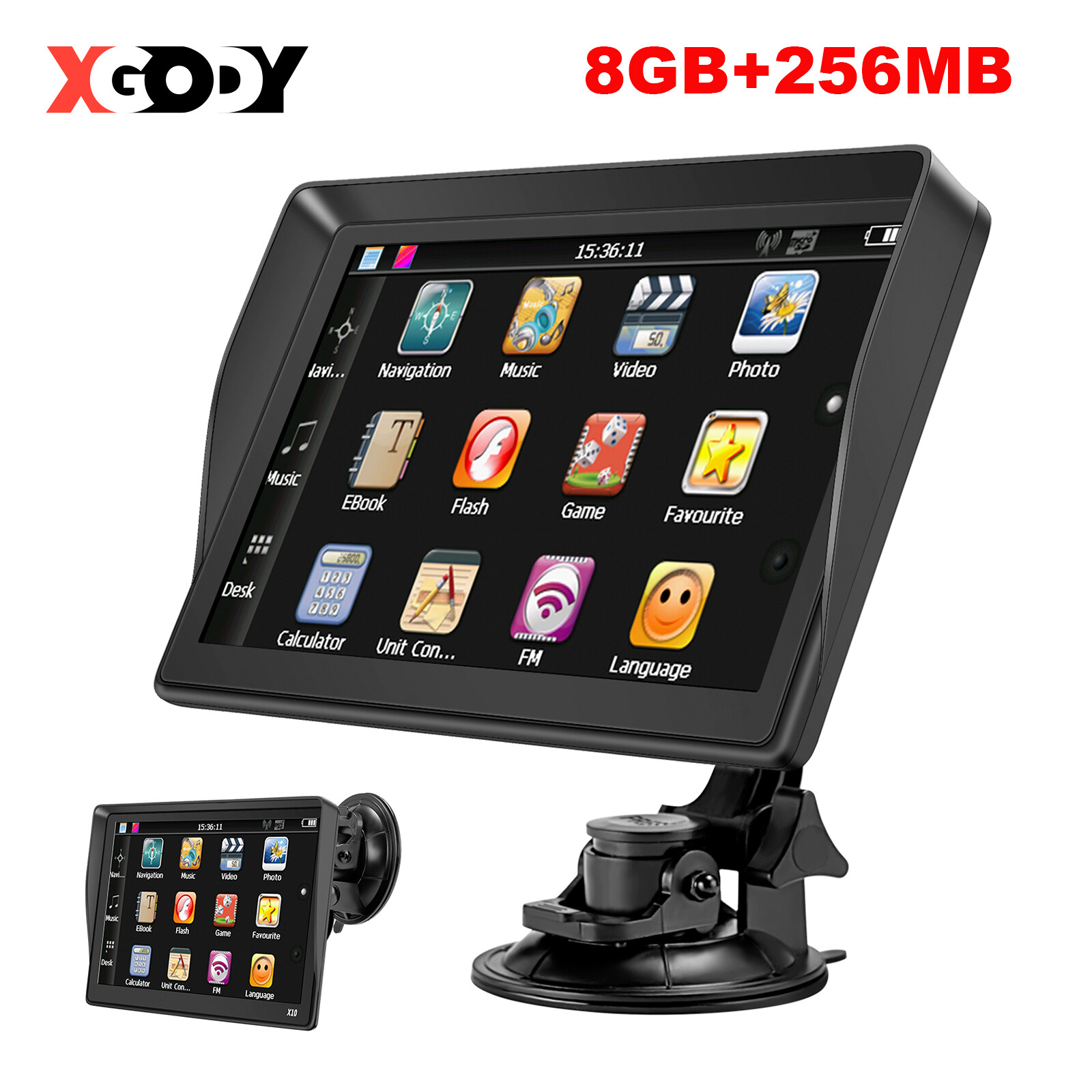 XGODY 5'' 7'' 9'' Car Truck GPS Navigation SAT NAV Free Autralia ...