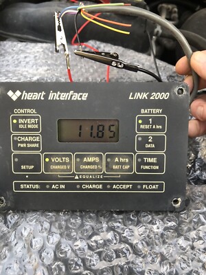 heart interface LINK 2000 Inverter/Charger Control & Two Battery Bank ...